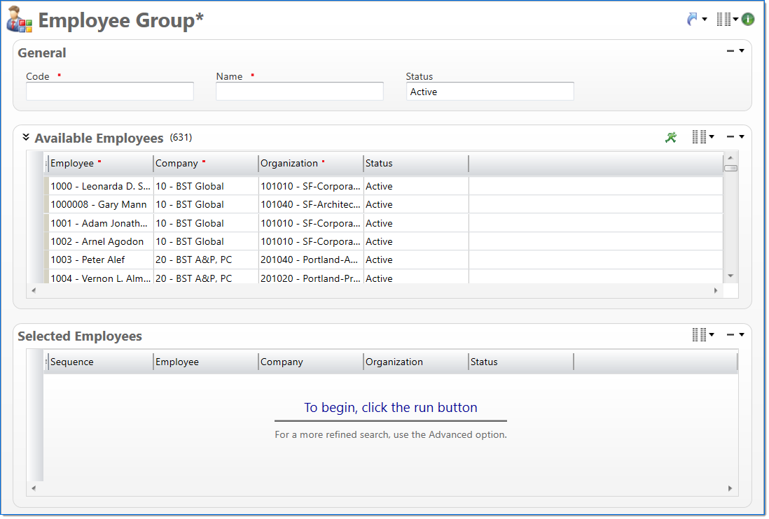 Employee Group