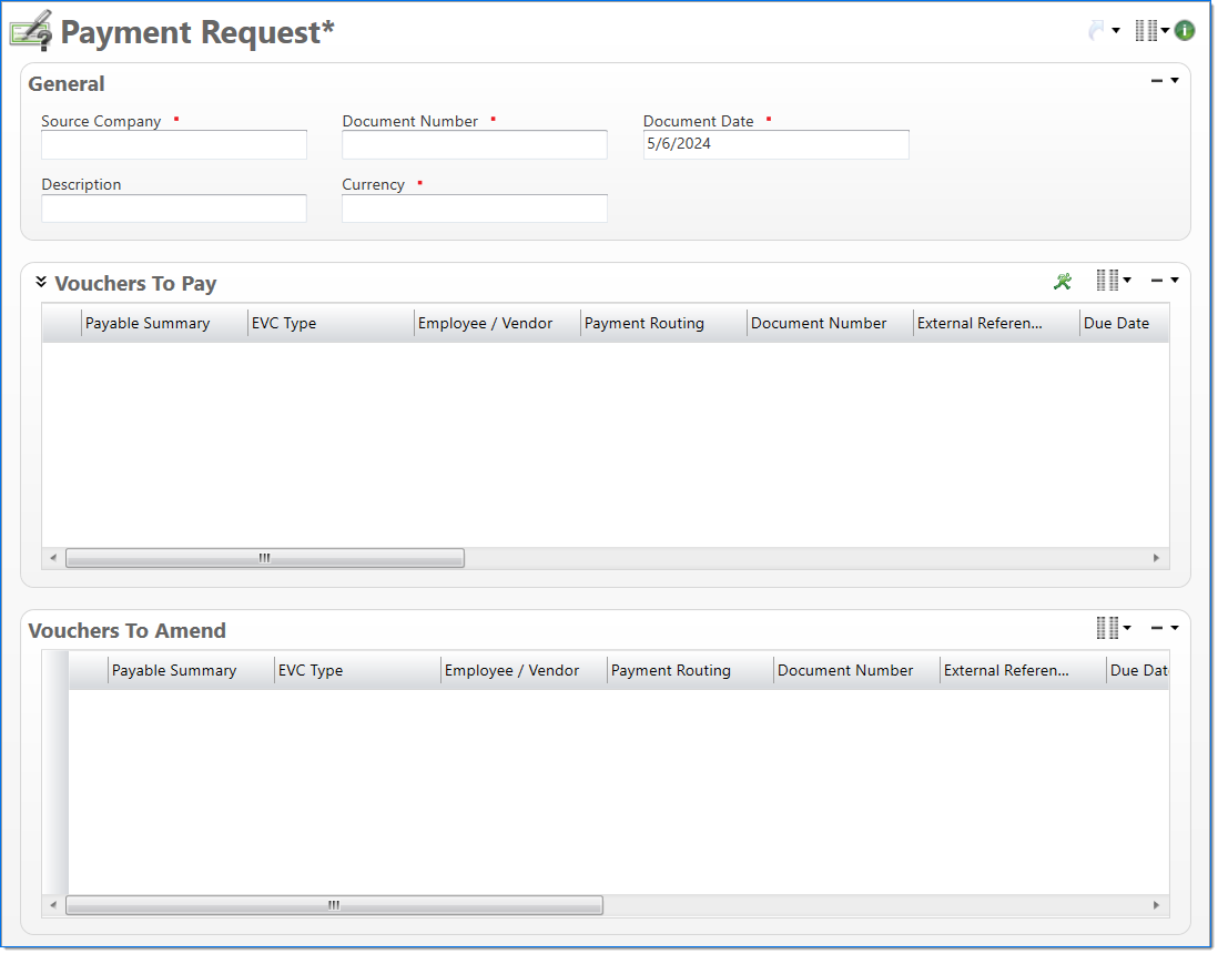 Payment Request