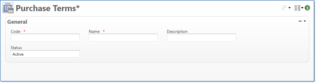 Purchase Terms